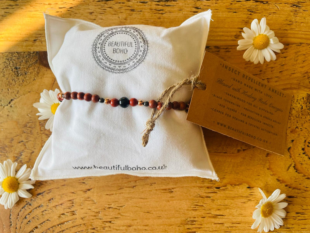 Natural Insect Repellent Anklet – Beautiful Boho - Crystal Healing ...