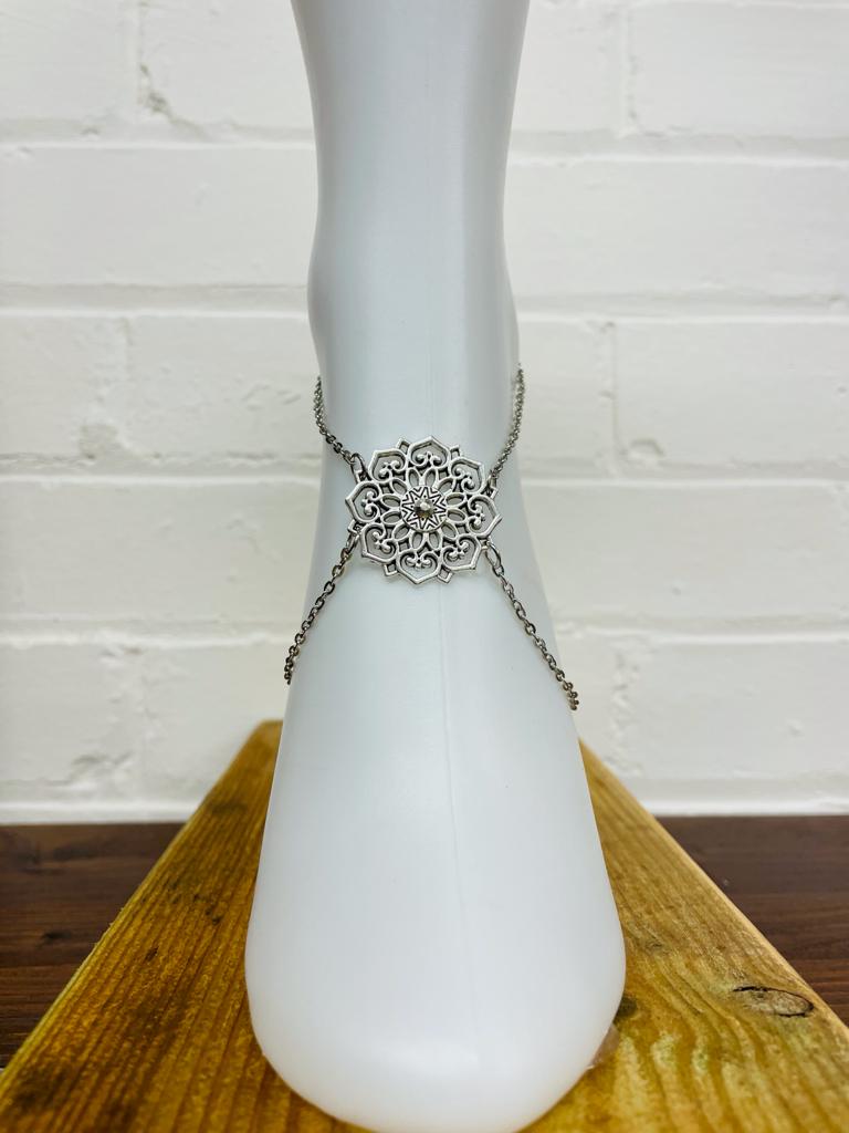 Sacred Geometry mandala Anklet – Beautiful Boho - Crystal Healing ...