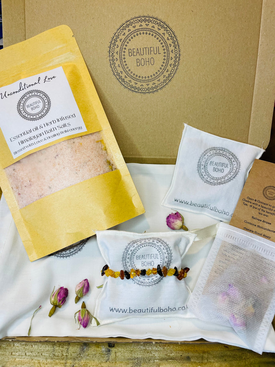 Mother and baby teething relief gift set – Beautiful Boho - Crystal ...