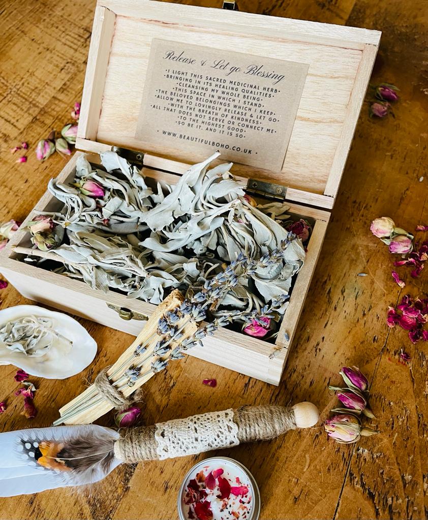 Sacred Smoke Ritual Trinket Box – Beautiful Boho - Crystal Healing ...